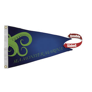 Tapered Burgee | 12x18 | Custom Burgee Flag – Nauti Flags